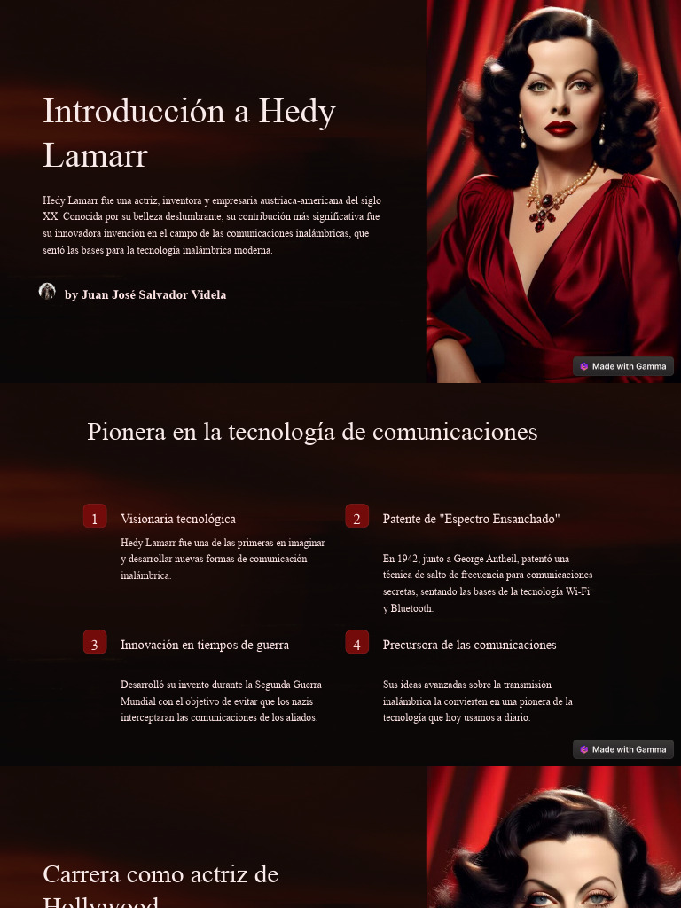 Introduccion A Hedy Lamarr | PDF | Wifi | Bluetooth