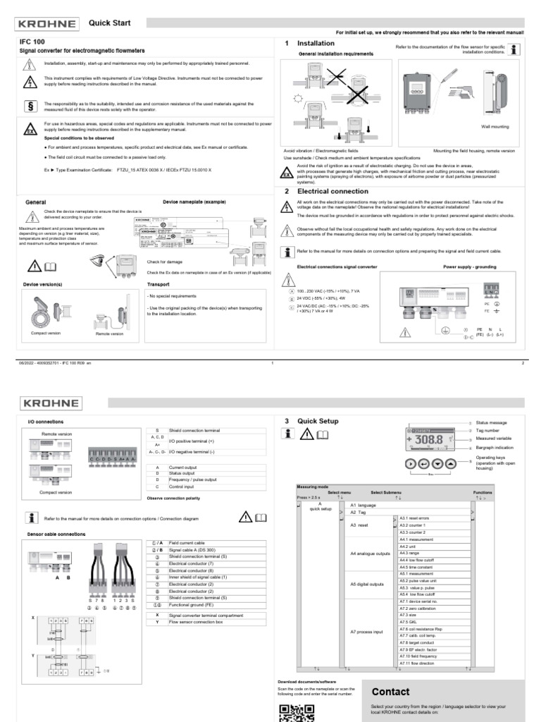 QS IFC100 en 221007 4009352701 R09 | PDF | Electrical Connector ...