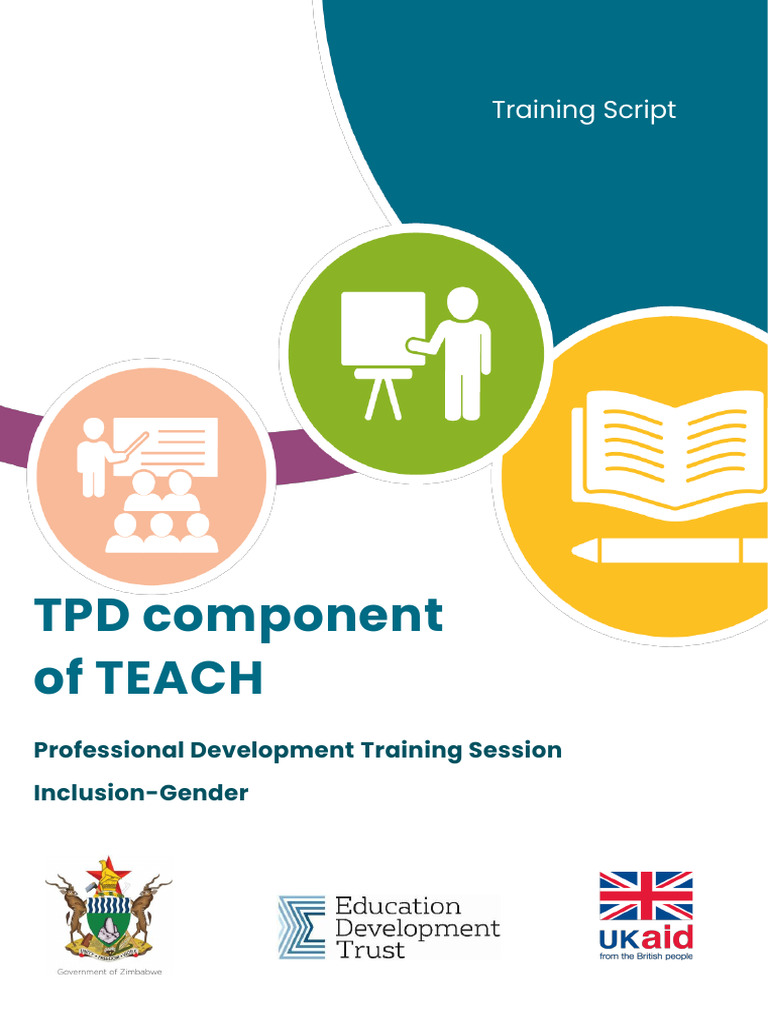 TEACH General Pedagogy Inclusion Gender Script Reviewed MM MN MM Final ...