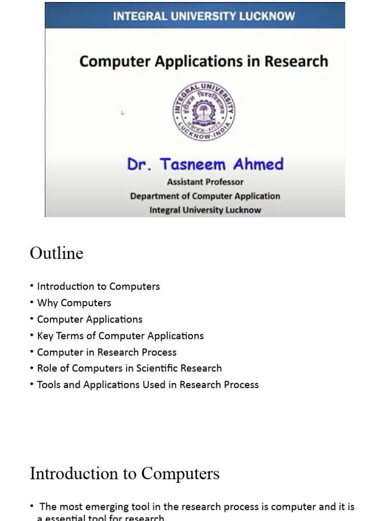 Unit-5 Computer Applications in Research | Download Free PDF ...