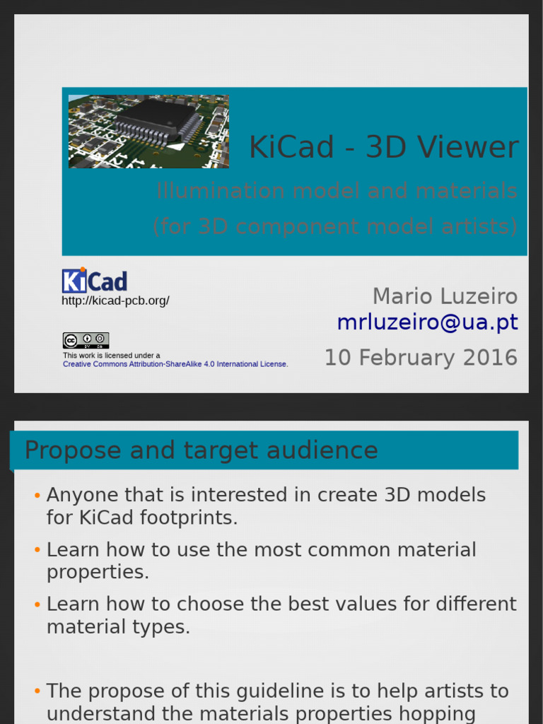 KiCad_3D-Viewer_Illumination_model_and_materials-MarioLuzeiro | PDF | Rgb Color Model | Computer ...