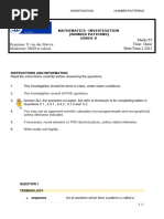 Grade 8 Term 3 Project Memo | PDF | Prime Number | Mathematics