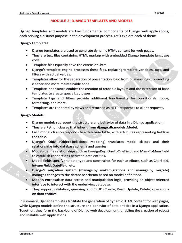 @vtucode - in-21CS62-module 2 2021 Scheme | PDF