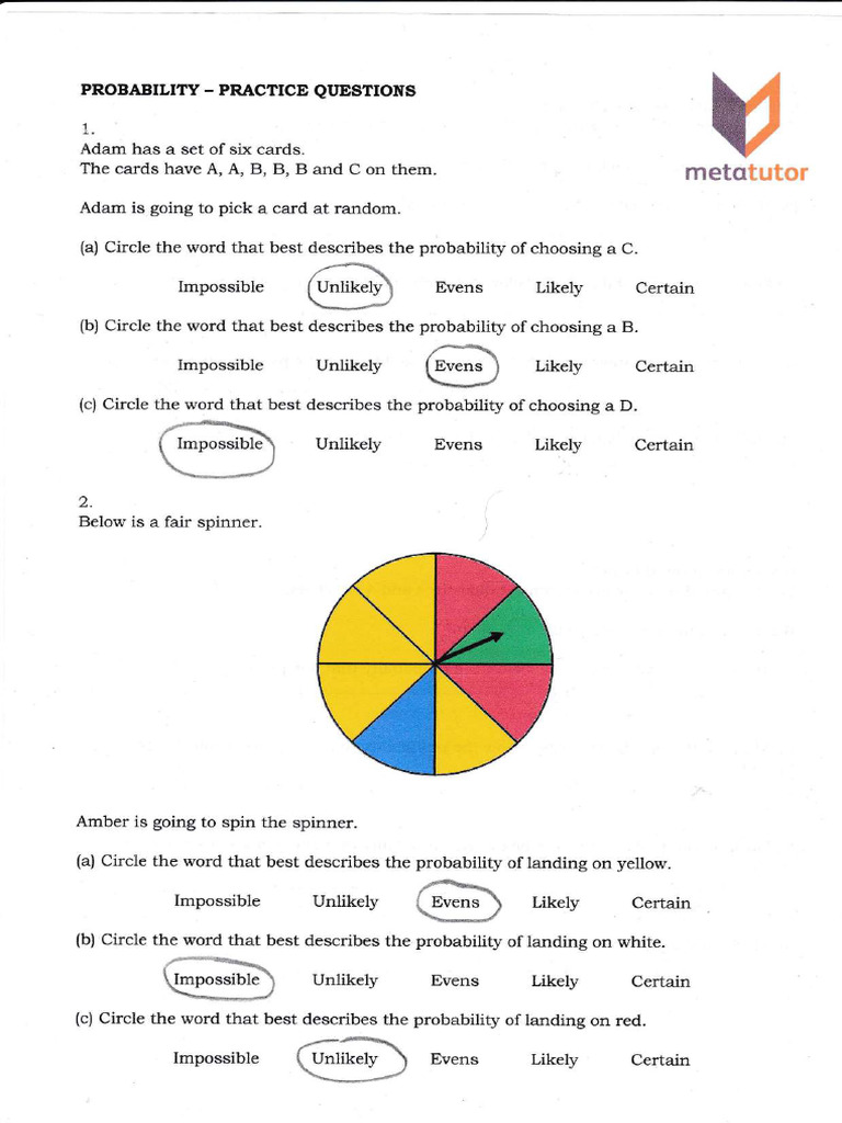Probability Solutions | Download Free PDF | Biscuit | Probability Theory