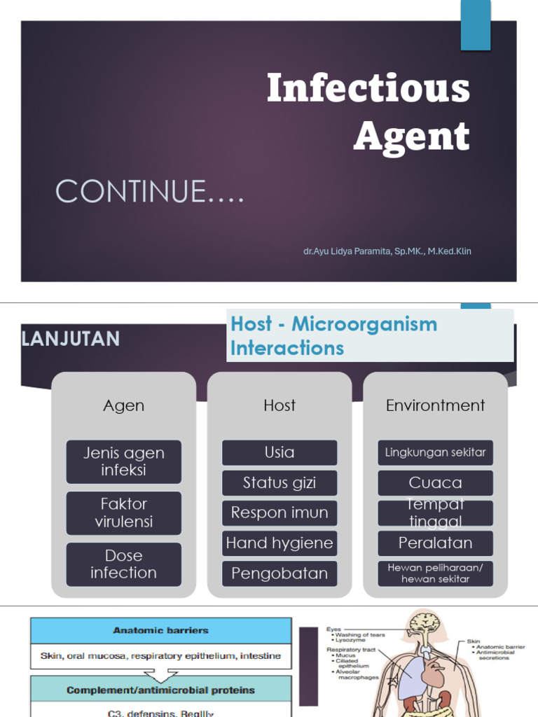 Lanjutan Agen Infeksi Dok Ayy 29 Mei 2024 | PDF | Virus | Infection