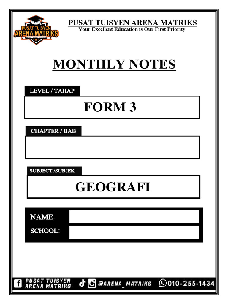 Form 3 Geografi Bab 3 | PDF