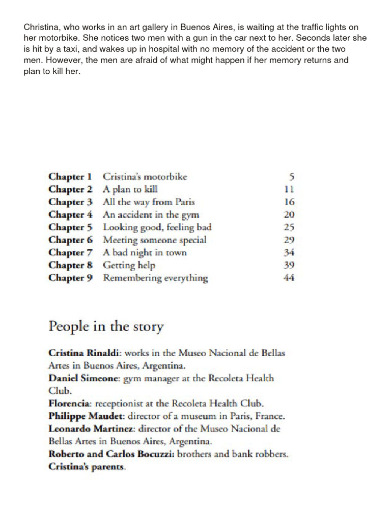 A Picture To Remember - Summary | PDF