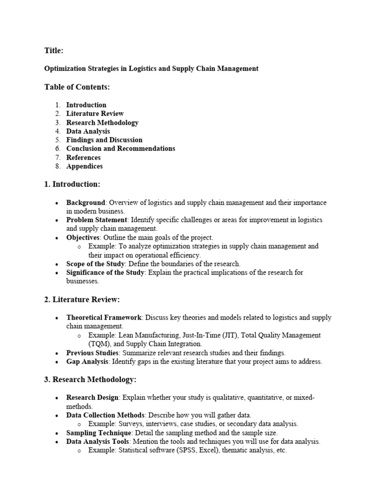 Optimization Strategies in Logistics and Supply Chain Management | PDF ...