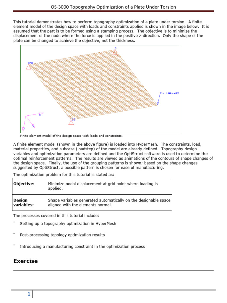Plate Torsion Topography Optimization | PDF | Mathematical Optimization | Topography