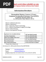 Guidelines For Paramedical Counseling. FINAL 2025-26 | PDF | Health Care
