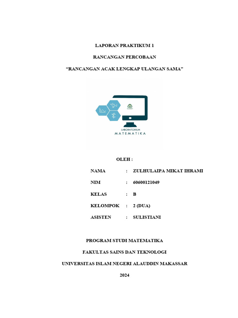 Lap 1 Rancob | PDF | Metode & Bahan Ajar