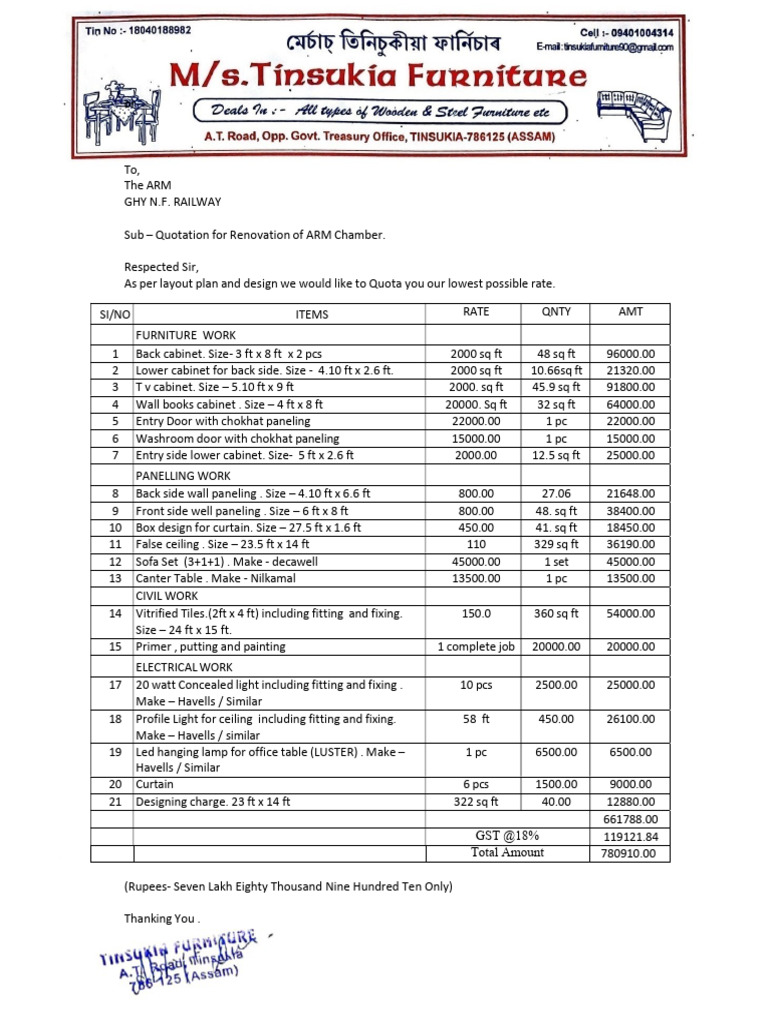 QTN Arm | PDF | Building Engineering | Interior Design