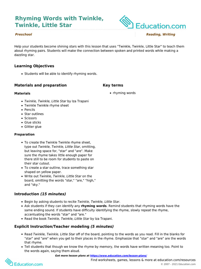 Usr Local SRC Education - Com Files Static Lesson-Plans Twinkle-Twinkle ...