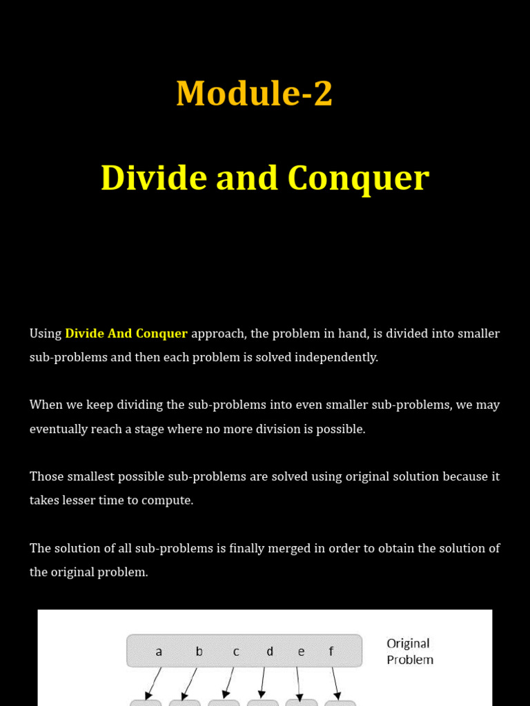 DAA Module-2-1 | PDF | Mathematical Analysis | Algorithms And Data ... DAA Module-2-1 | PDF | Mathematical Analysis | Algorithms And Data ...