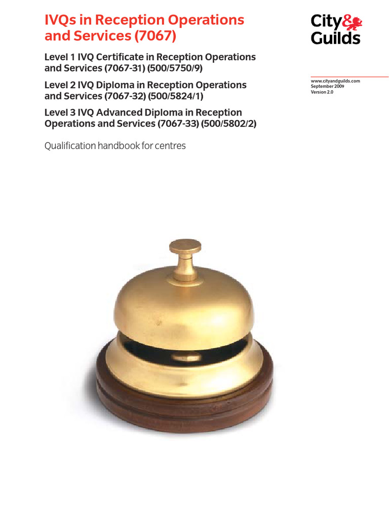 Reception Operation & Services | PDF | Academic Certificate | Academic ...