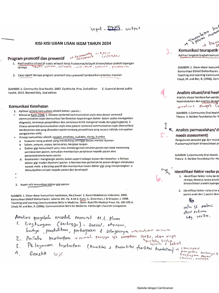 Coretan Kisi-Kisi 2024 | PDF