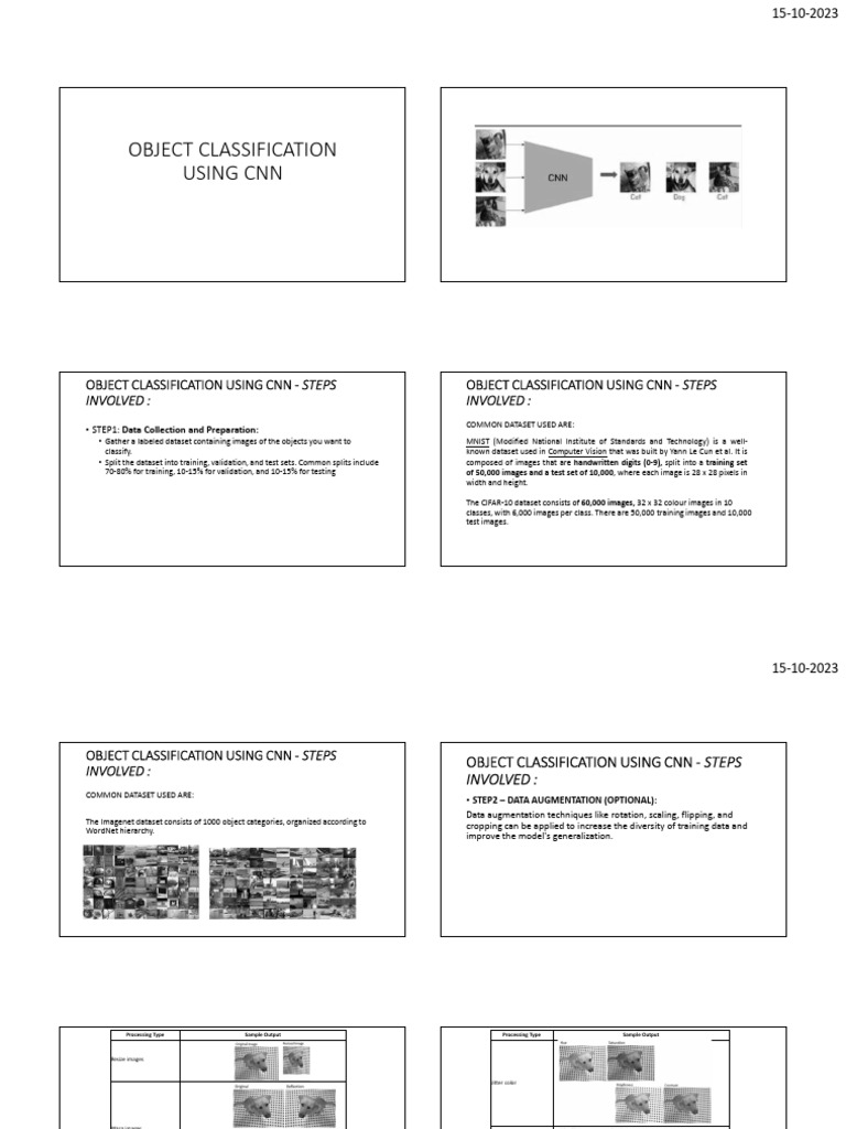 Object Classification Using Cnn Pdf Statistical Classification Computational Neuroscience 