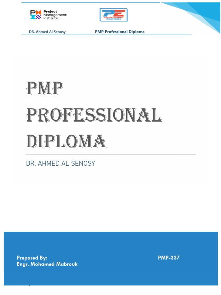 PMP Summary | PDF | Agile Software Development | Project Management