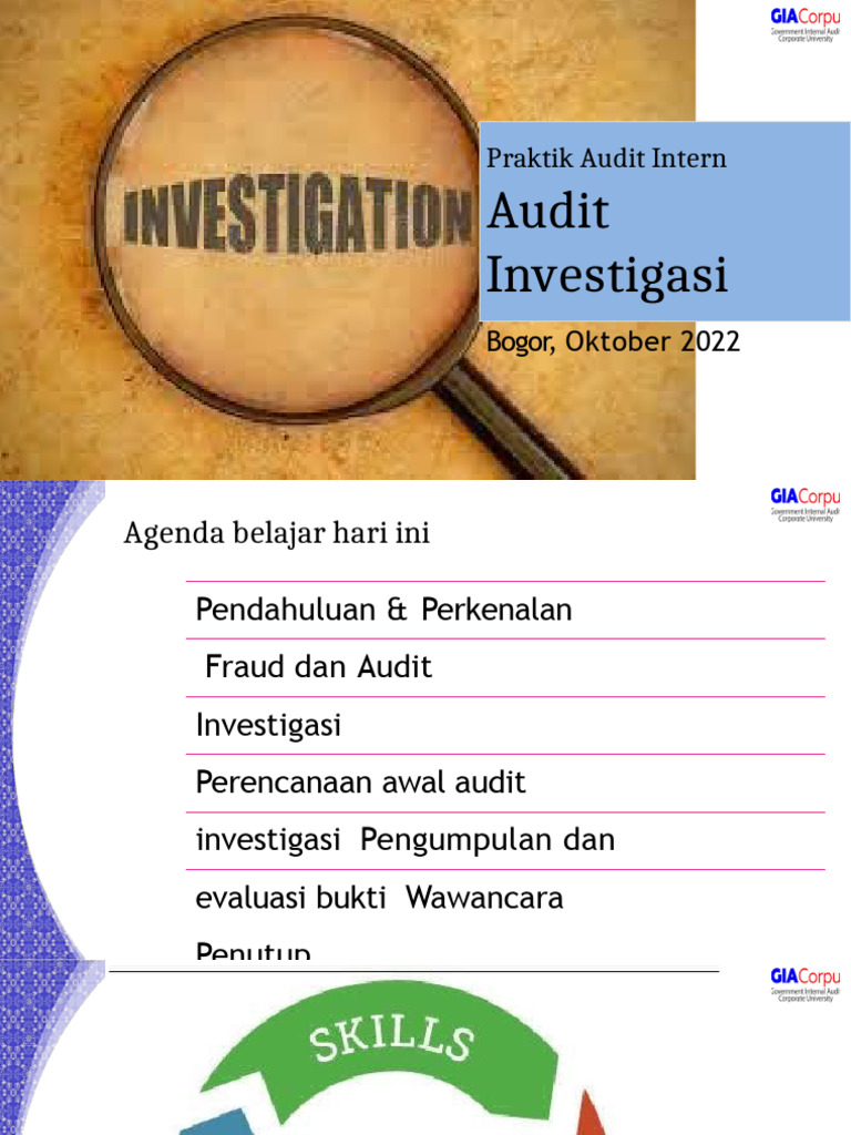 Praktik Audit Intern dan Investigasi Fraud | PDF | Bisnis