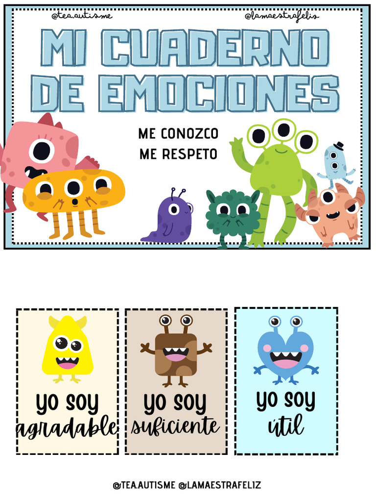 Cuaderno Emociones Pdf