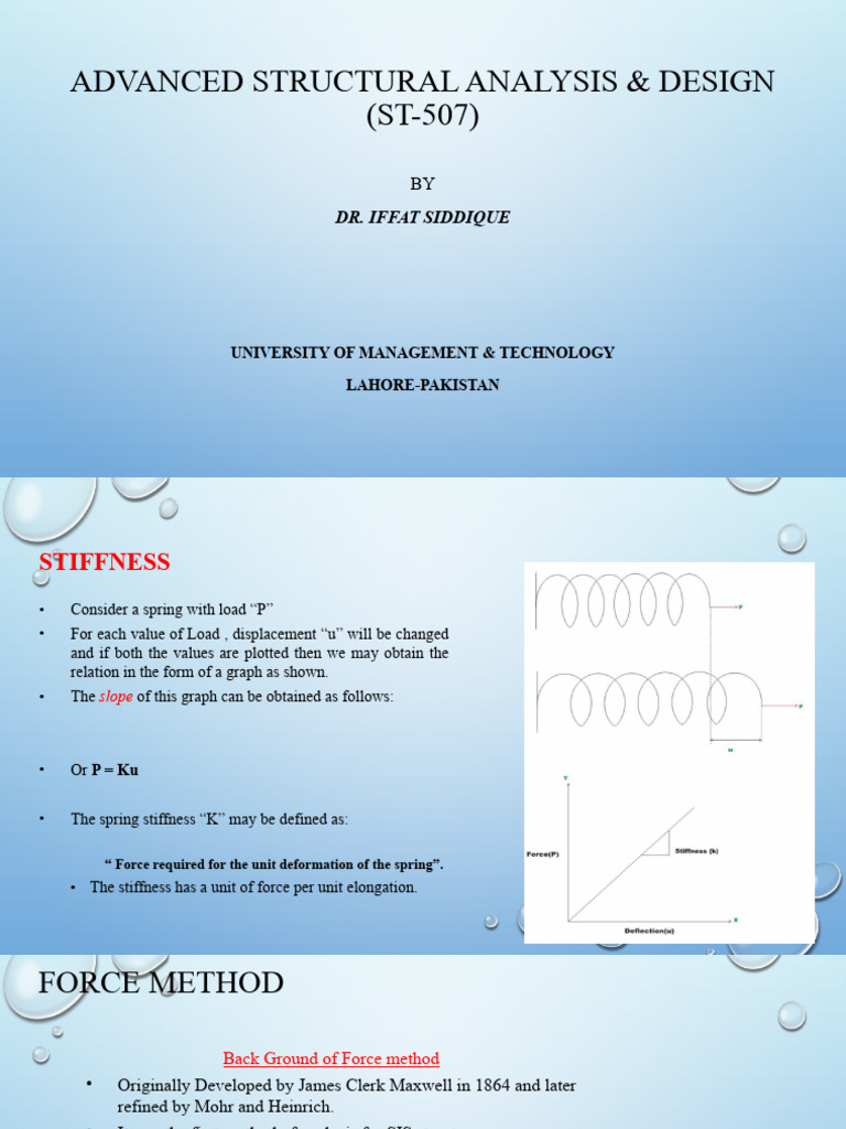 Lecture 5 (Force Method) | PDF | Force | Beam (Structure)
