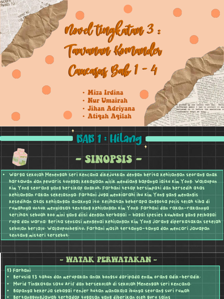 Sinopsis Novel Tawanan Komander | PDF