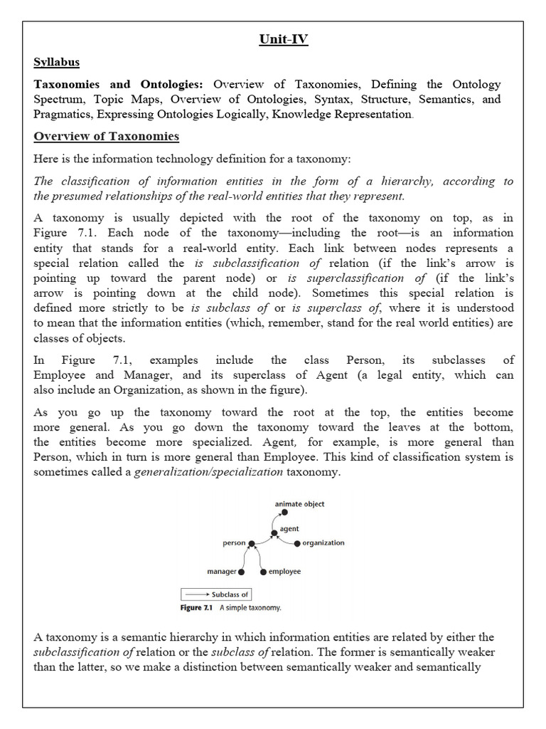 Unit-IV Semantic web | PDF | Ontology (Information Science) | Programming Paradigms