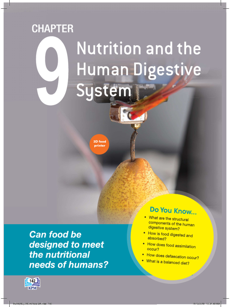 F4 Biology Chapter 9 Nutrition & Human Digestive System | PDF