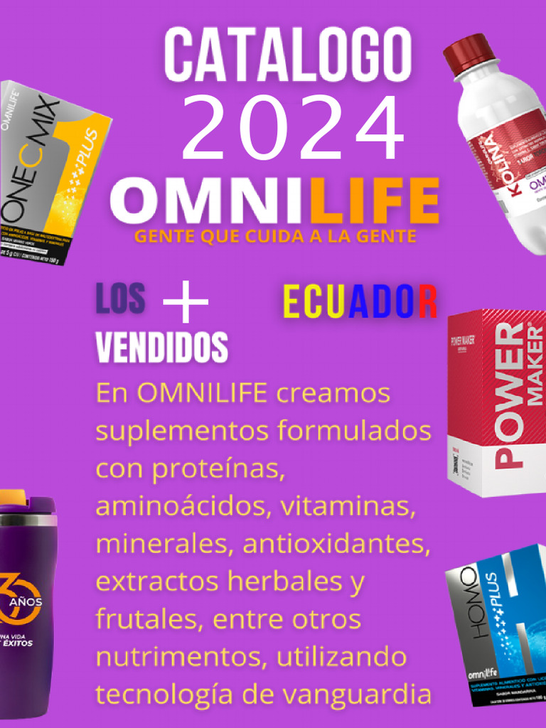 CATALOGO NUTRICION OMNILIFE 2024 C | PDF CATALOGO NUTRICION OMNILIFE 2024 C | PDF