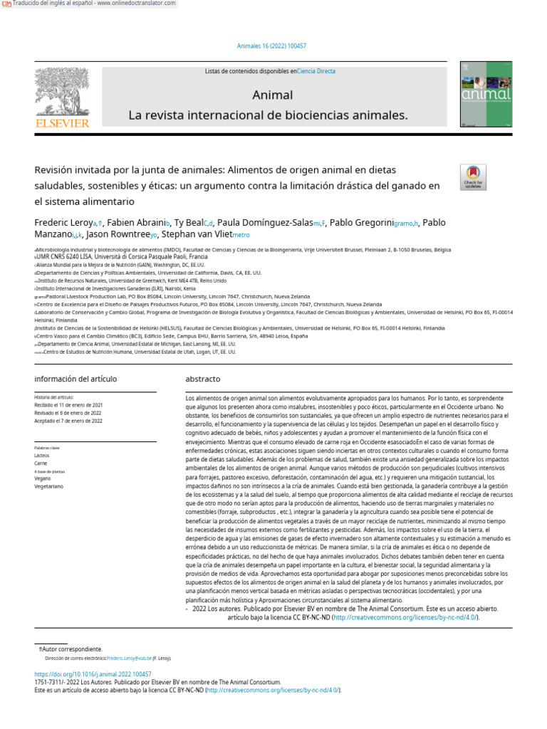 Animal Source Foods in Healthy, Sustainable, and Ethical Diets - An ...