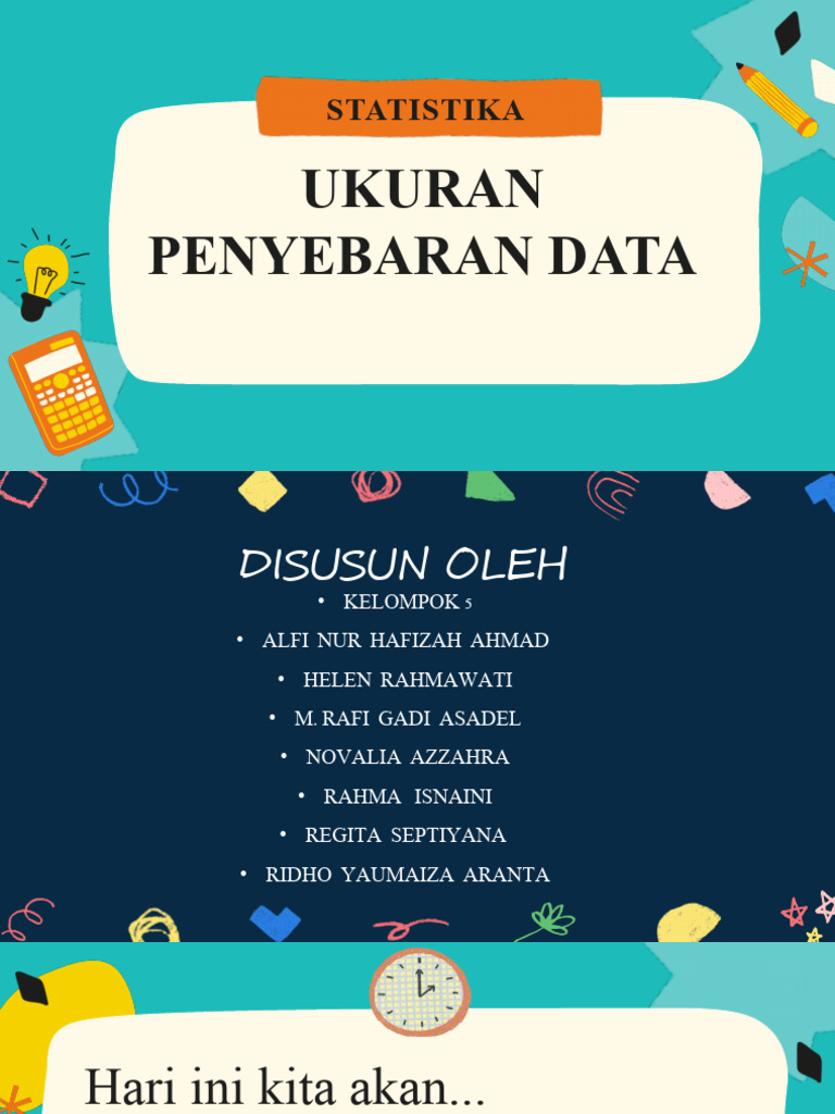 Ukuran Penyebaran Data dan Statistika | PDF