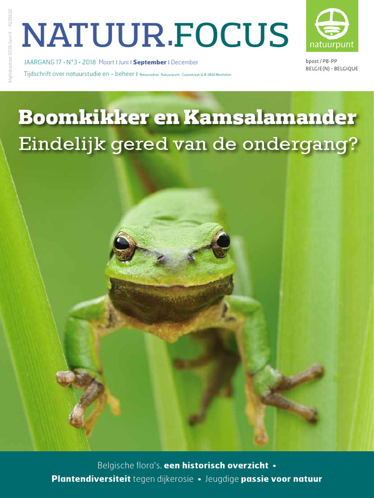 Natuur - Focus 2018-3 Boomkikker en Kamsalamander in Vlaanderen | PDF