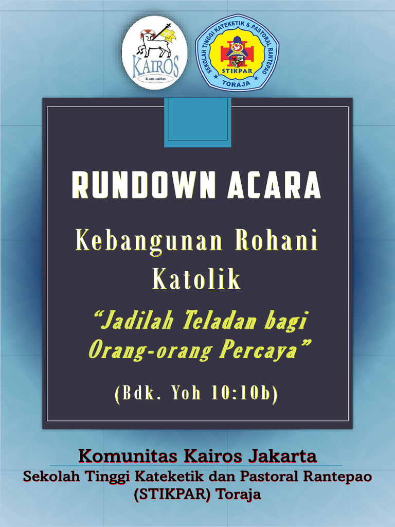 Kebangunan Rohani Katolik di STIKPAR | PDF