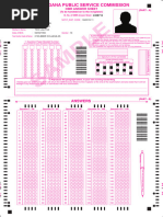 Ioqm Omr Sheet Full | PDF | Printing | Optical Character Recognition