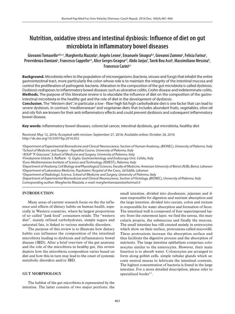 BiomedPap - Bio 201604 0001 | PDF | Inflammatory Bowel Disease ...