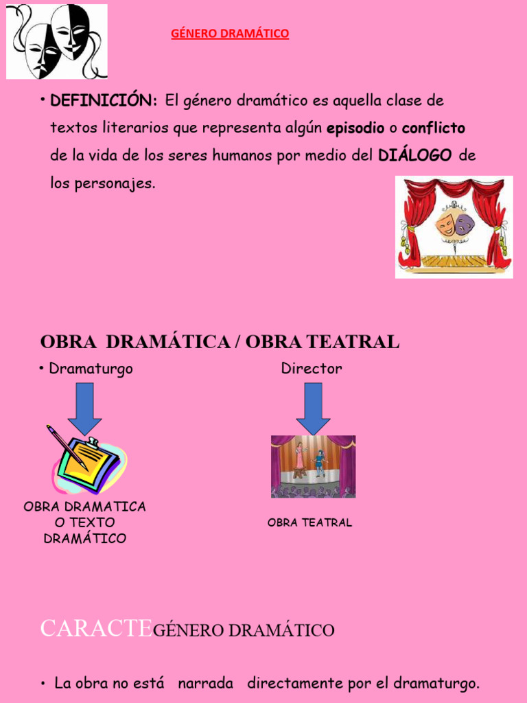 Género Dramatico | PDF | Teatro