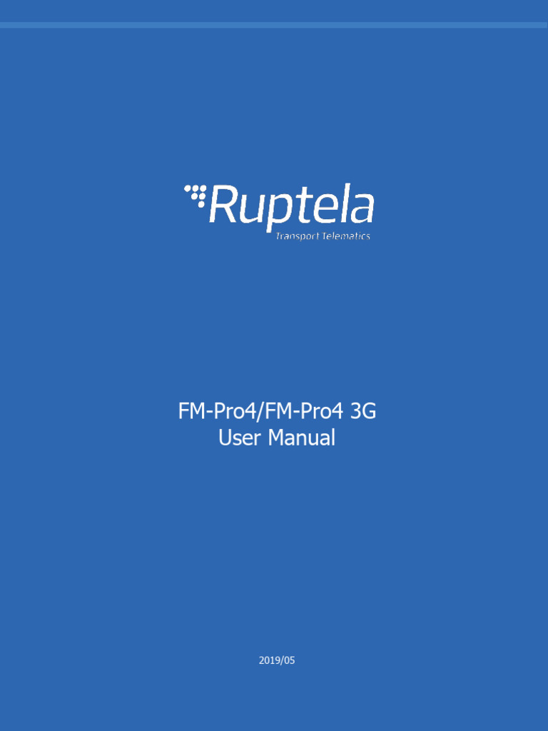 EN FM Pro4 Pro4 3G User Manual | PDF | Transmission Control Protocol ...