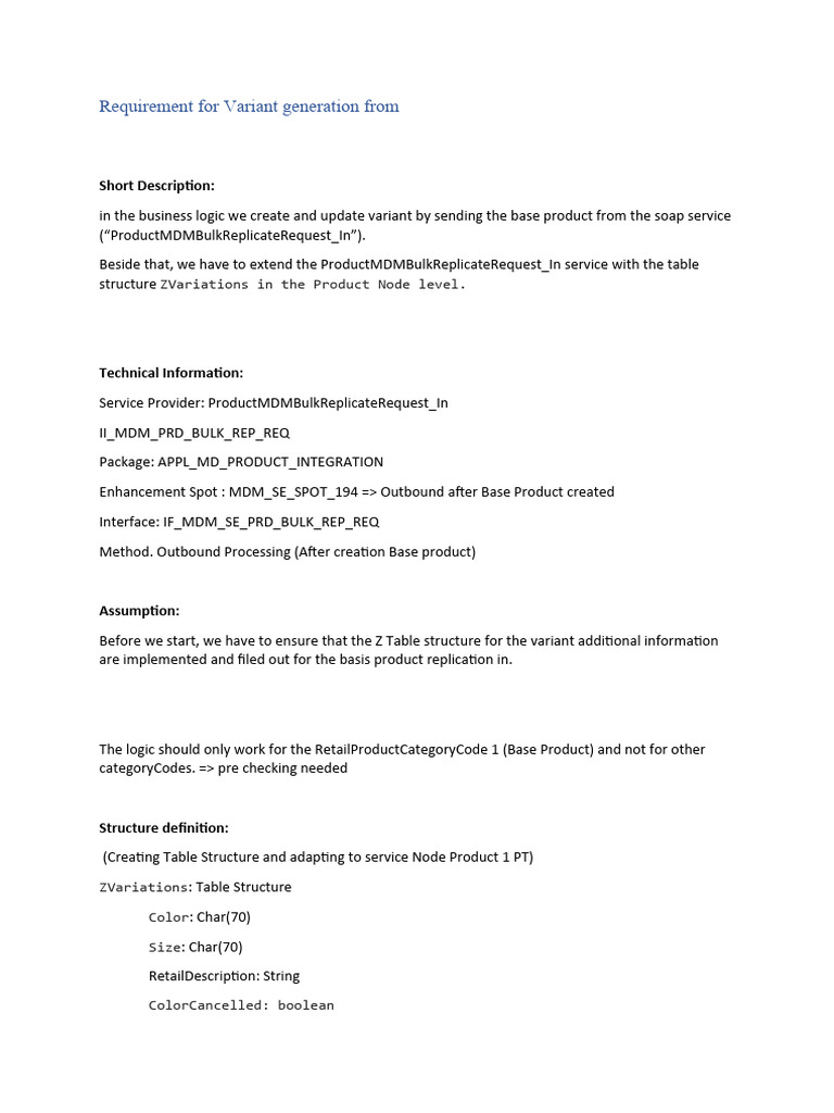Requirement for Variant generation in (1) | PDF | Information | Boolean Algebra