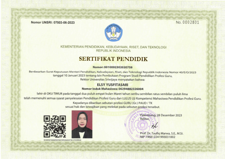 Serdik 0020 Elsy Yusfitasari | PDF