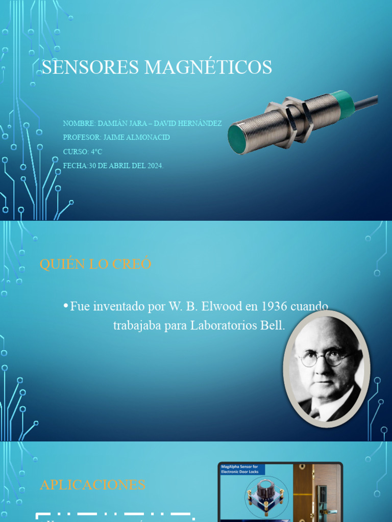 sENSORES MAGNÉTICOS | PDF | Sensor | Electrónica