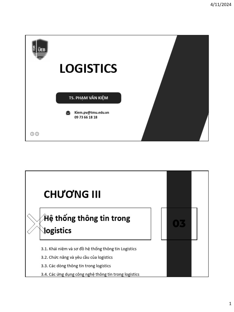 C3 - Logistics | PDF