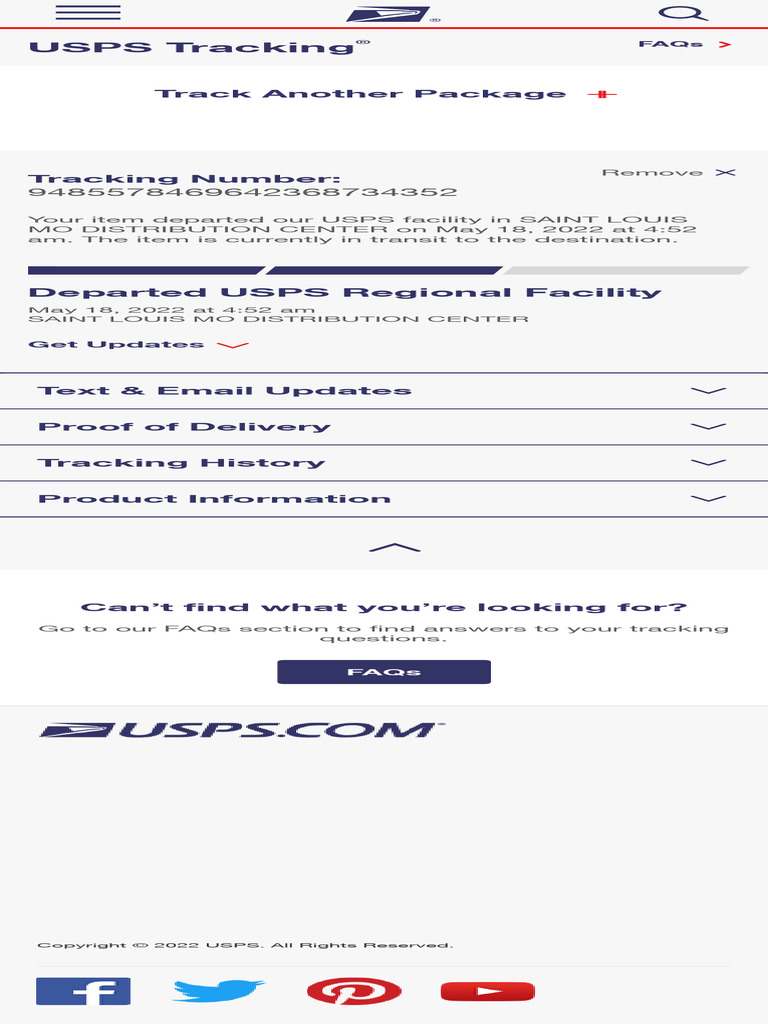 USPS Tracking® Results | PDF