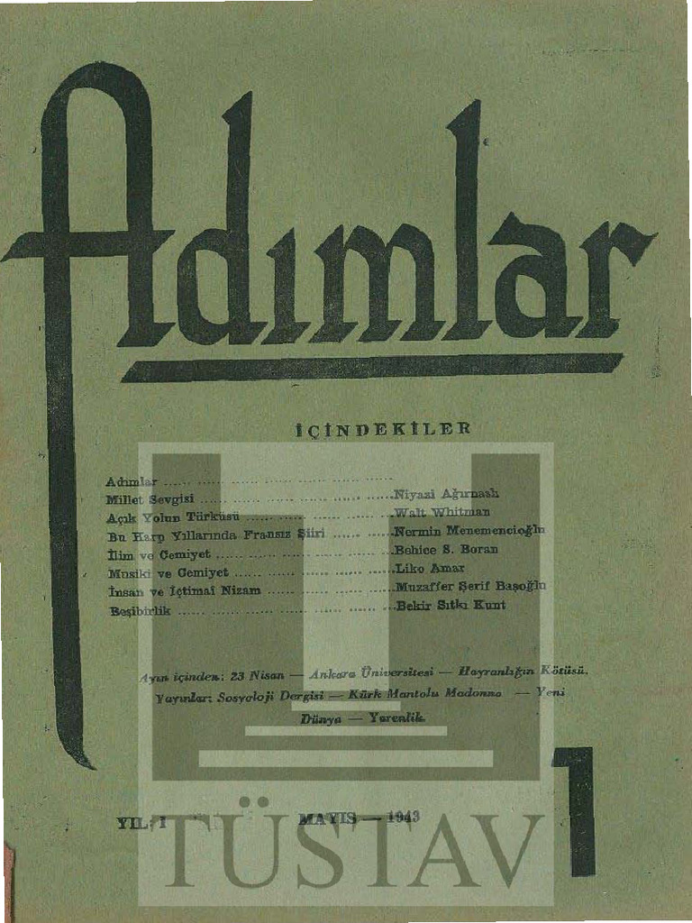 Adımlar Dergisi | PDF