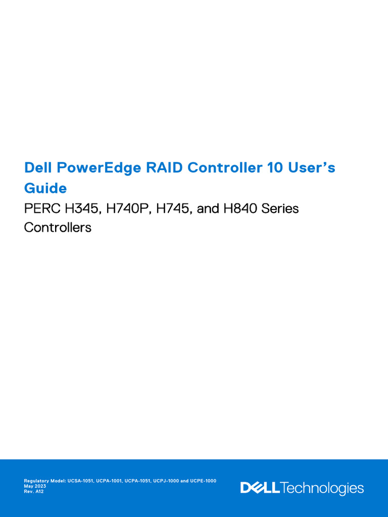 Perc10 Ug | PDF | Hard Disk Drive | Solid State Drive