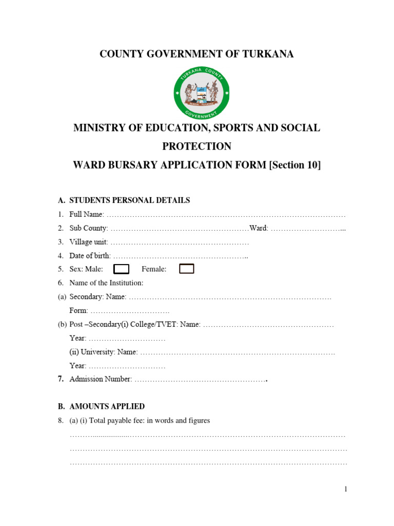 TCG Application Form Soft | PDF