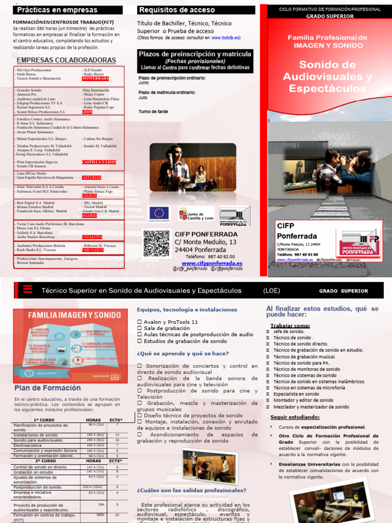 23 Sae Triptico | Descargar gratis PDF | Grabación | Producción de sonido