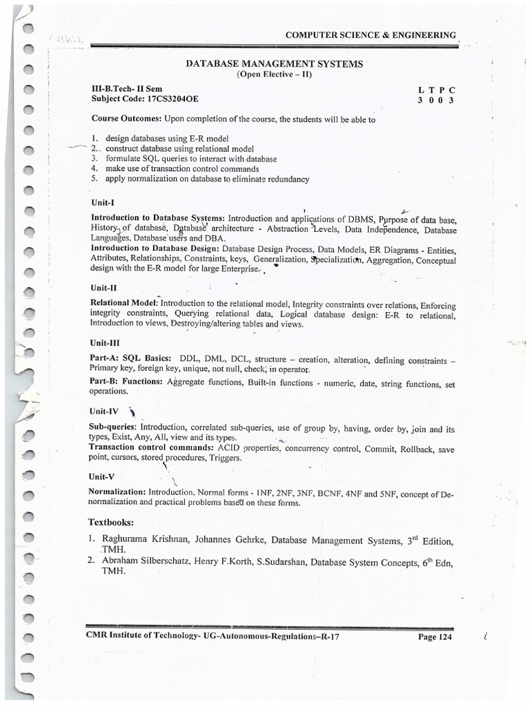 DBMS Notes EC Unit-1 | PDF DBMS Notes EC Unit-1 | PDF