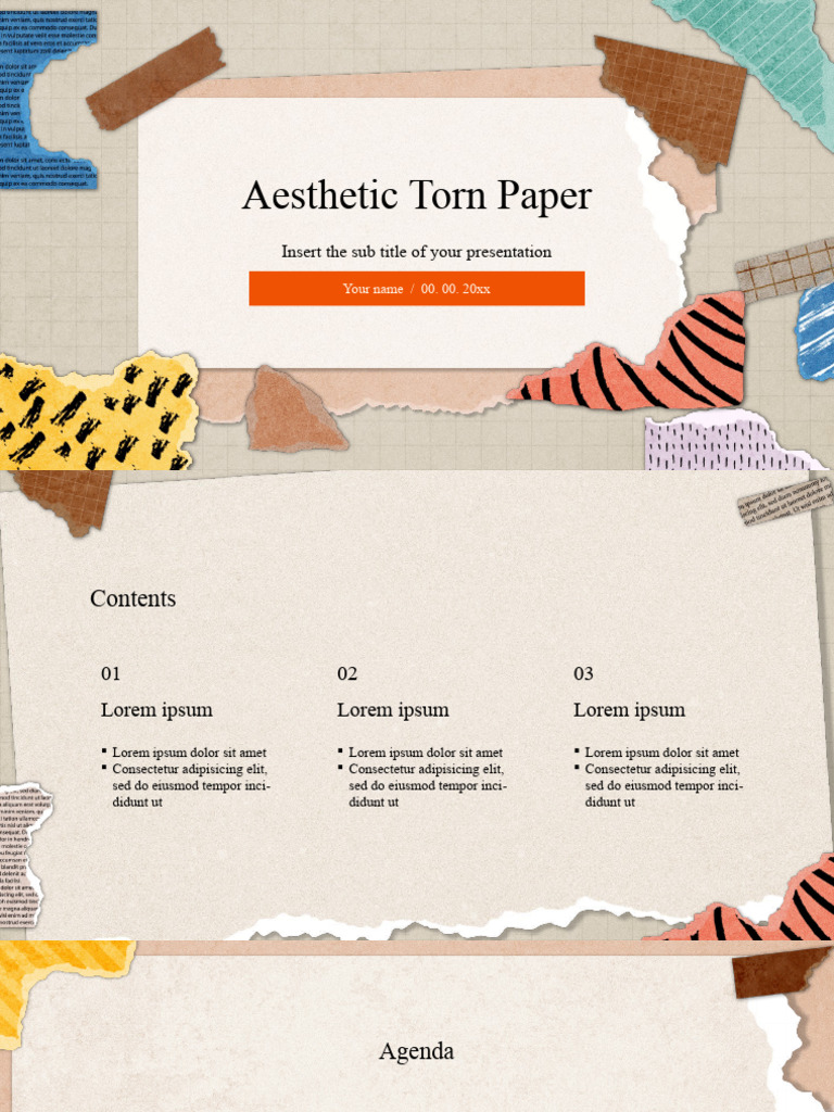 Aesthetic Torn Paper - PPTMON | PDF | Computing