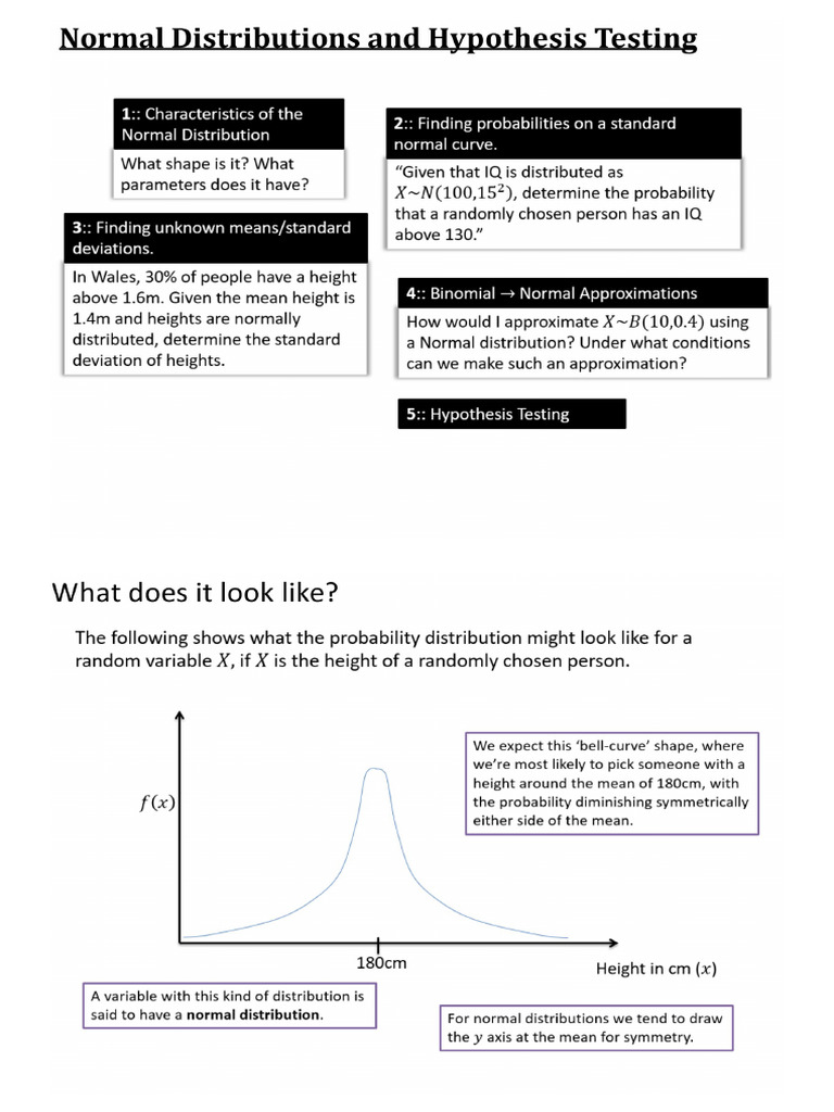 Chapter 3 - Normal Distribution (Stats2) | PDF