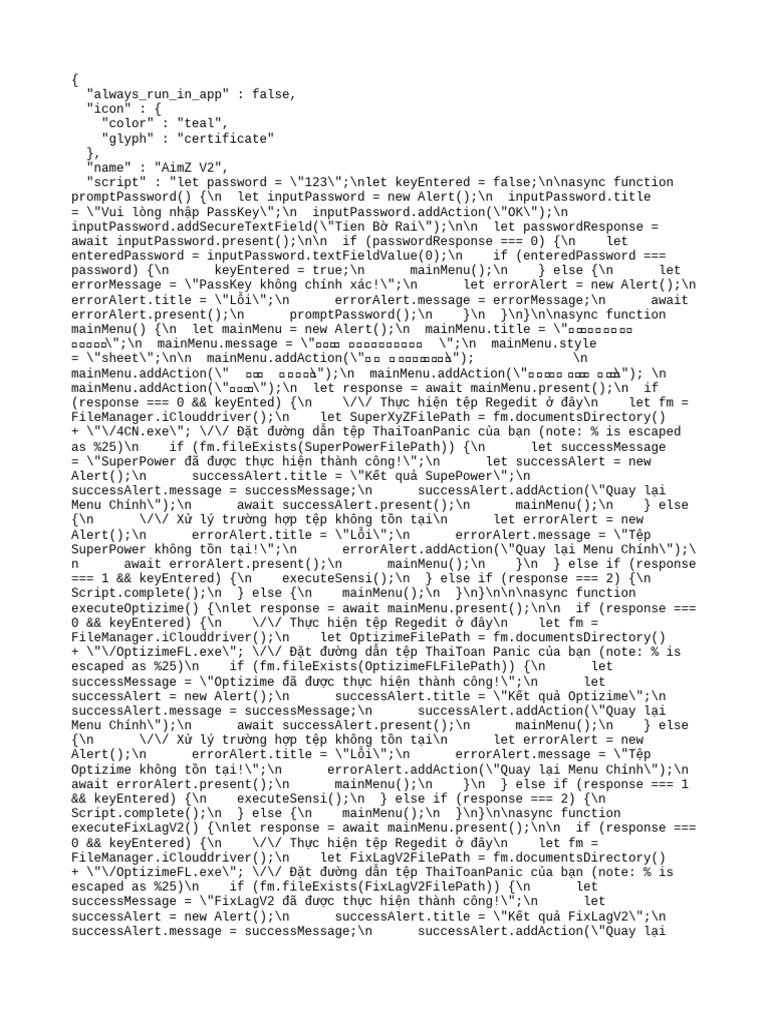 AimZ V2.Moderscrip 3 | PDF